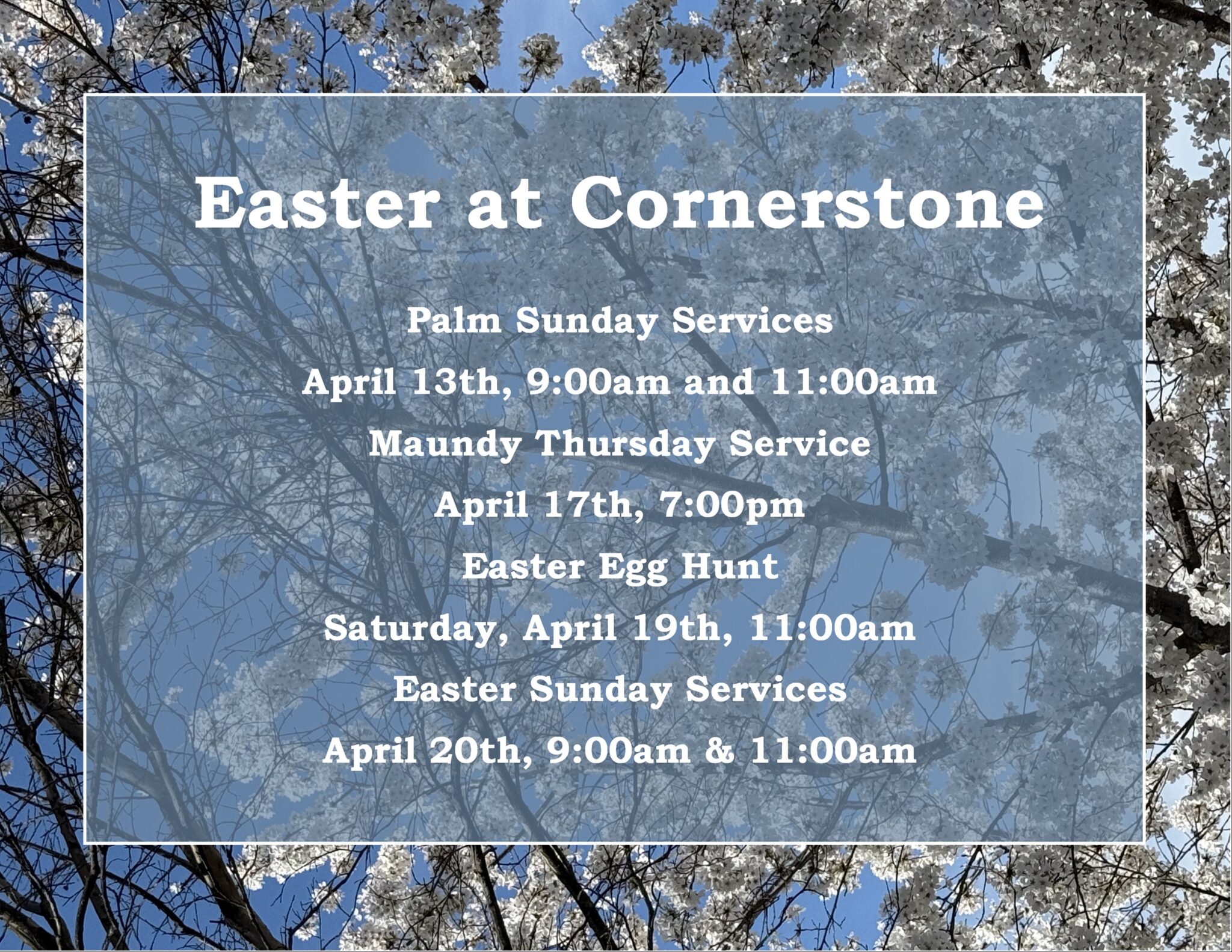 Easter 2025 | Cornerstone Presbyterian Church